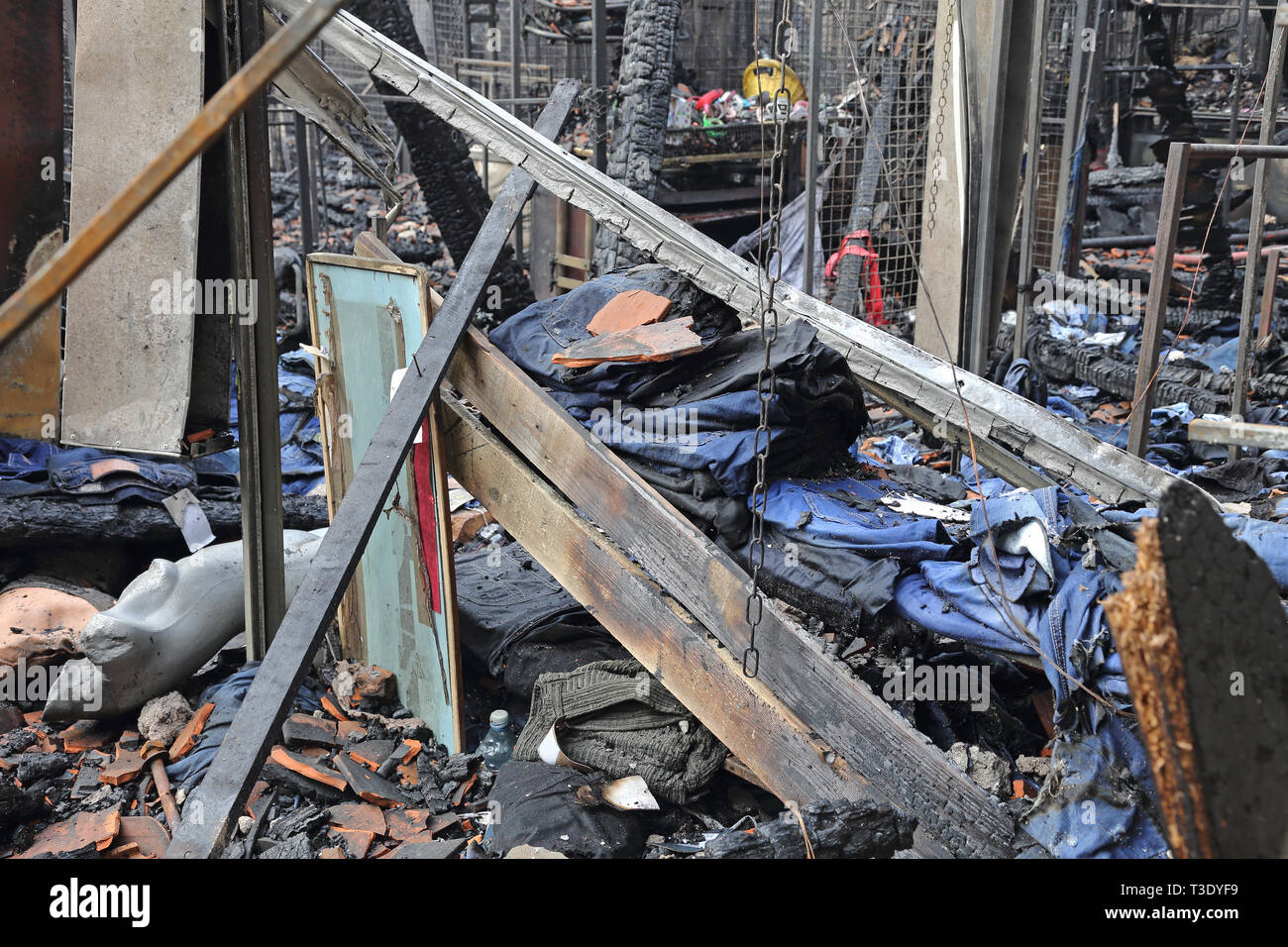 Fashion textile factory damage hi-res stock photography and images - Alamy