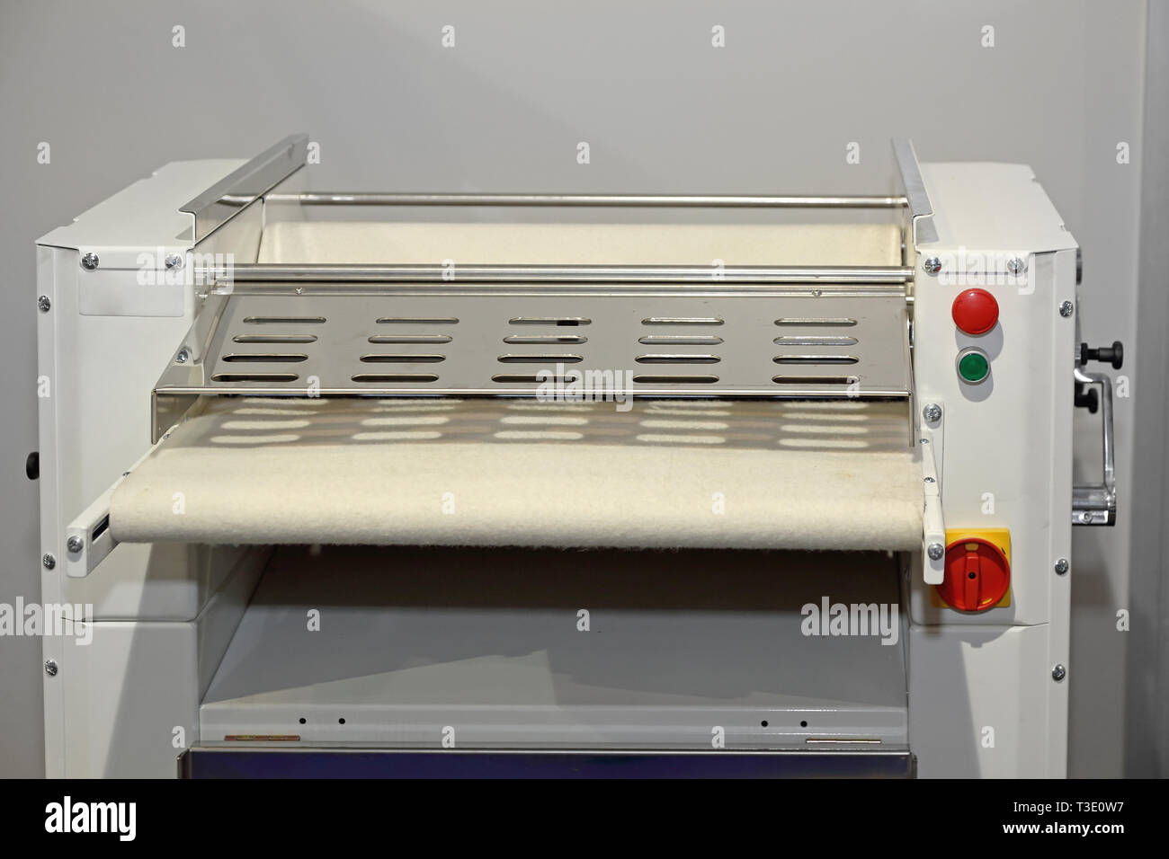 Automated Dough Moulding Machine Automated in Bakery Stock Photo - Alamy
