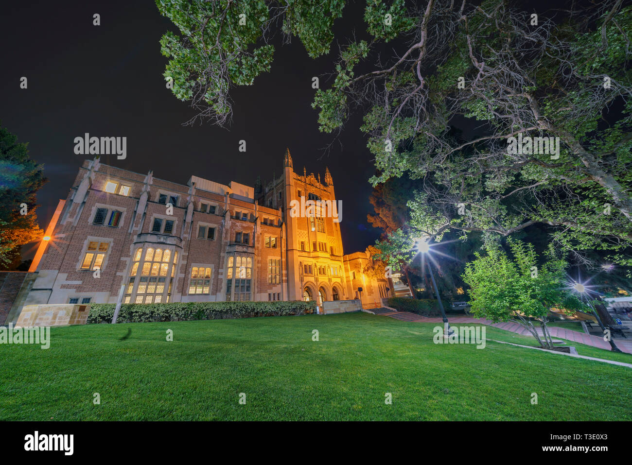 Los Angeles, APR 4: Exterior view of the UCLA Bruincard Center on APR 4 ...