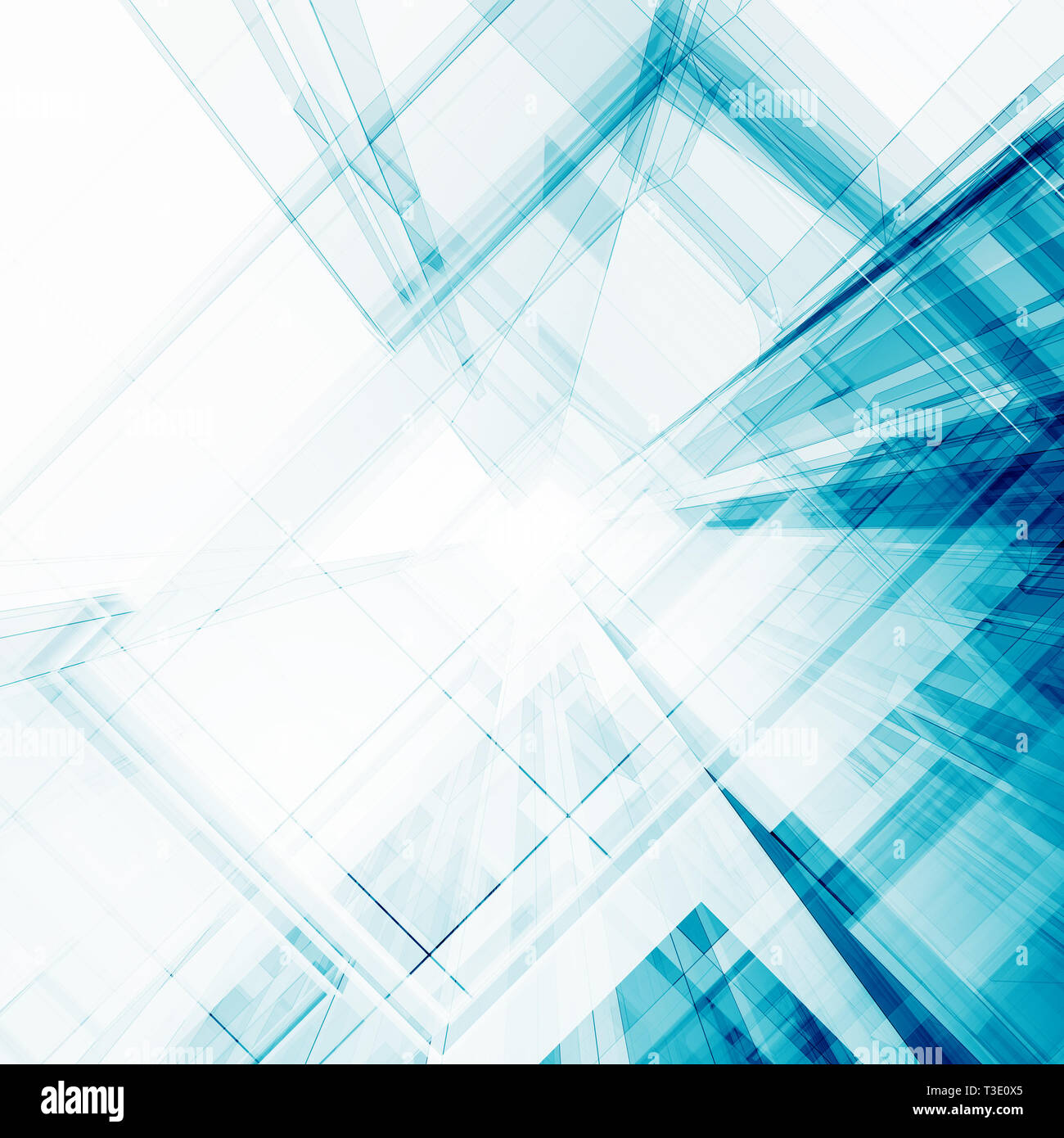 Abstract architecture. Concept view background 3D rendering Stock Photo ...