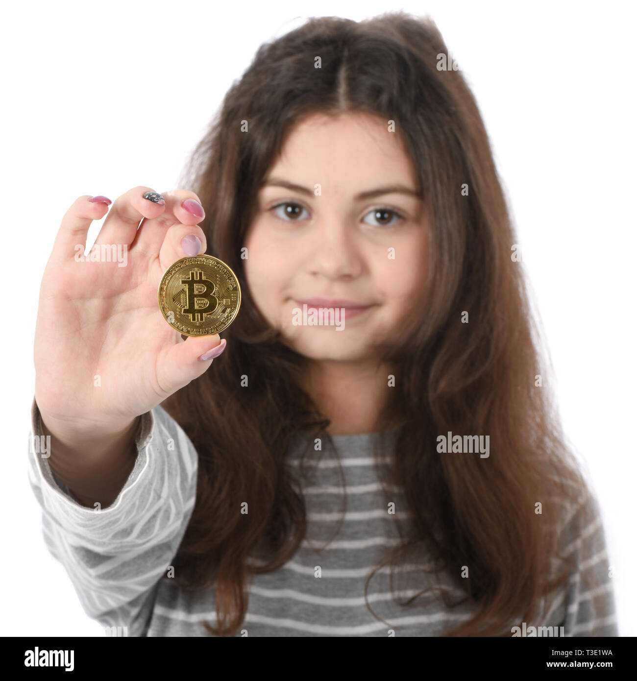 Bitcoin girl hi-res stock photography and images - Alamy