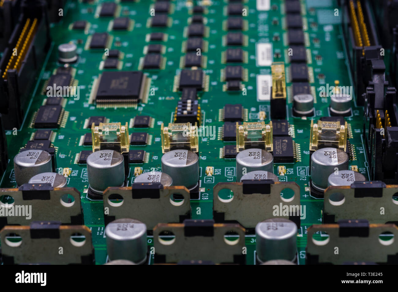 Macro photo of computer components Stock Photo - Alamy