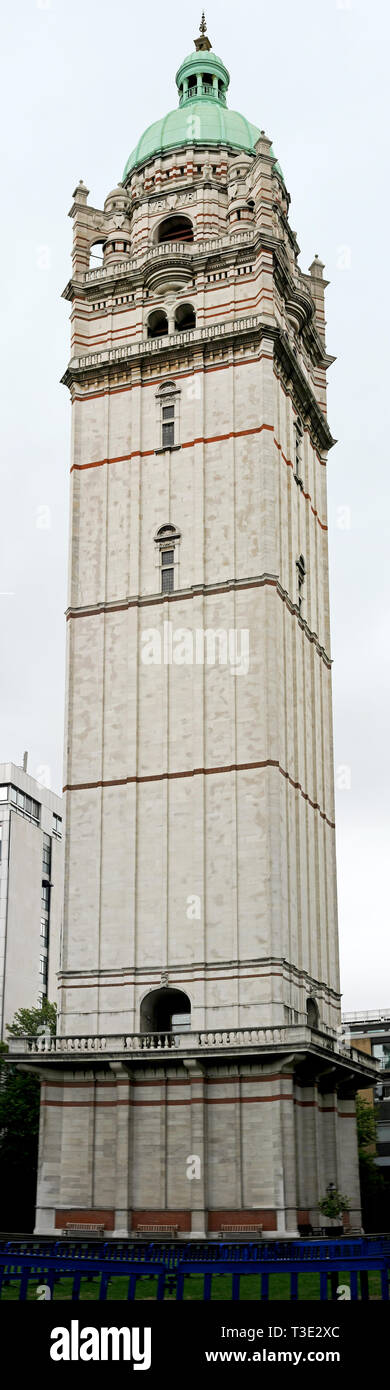 Queens Victoria memorial tower landmark with bells Stock Photo - Alamy