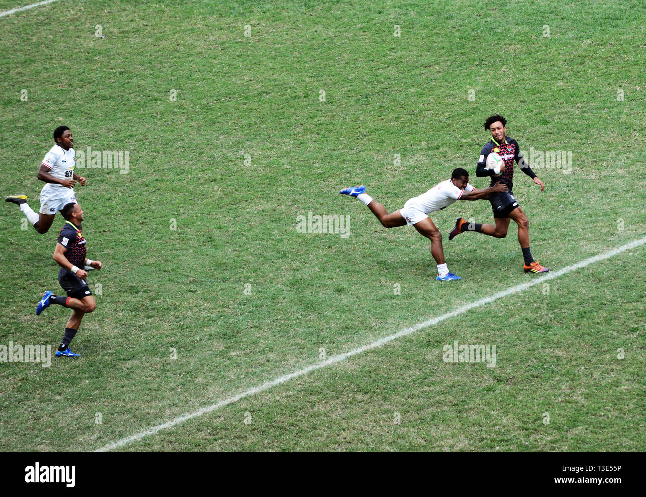 A Rugby Sevens match Stock Photo - Alamy