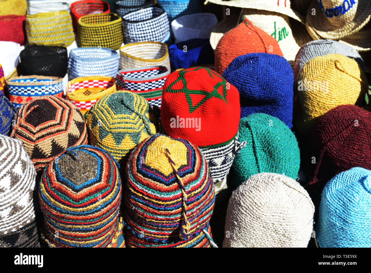 Traditional moroccan hats hi-res stock photography and images - Alamy