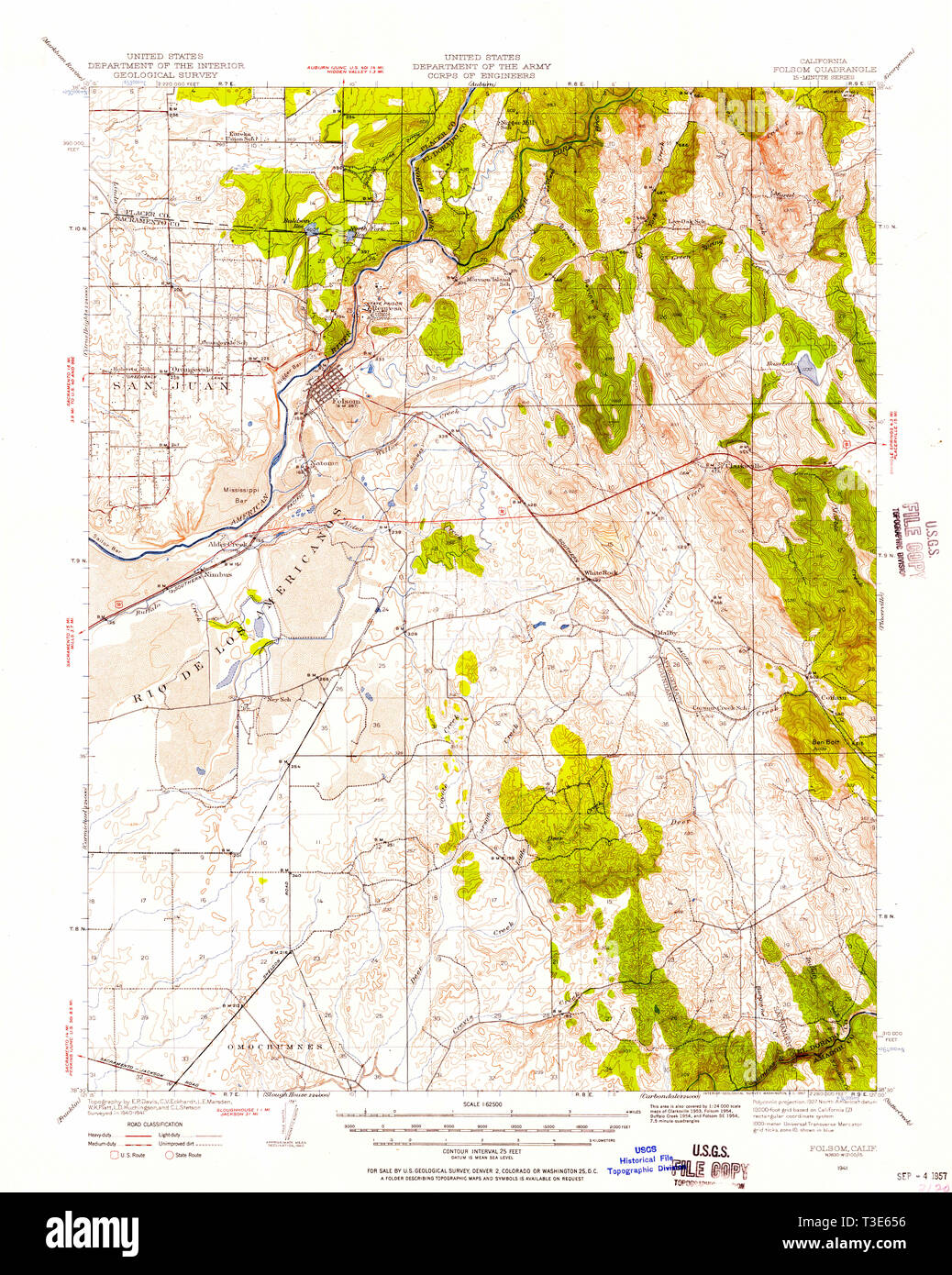 Folsom map hi-res stock photography and images - Alamy