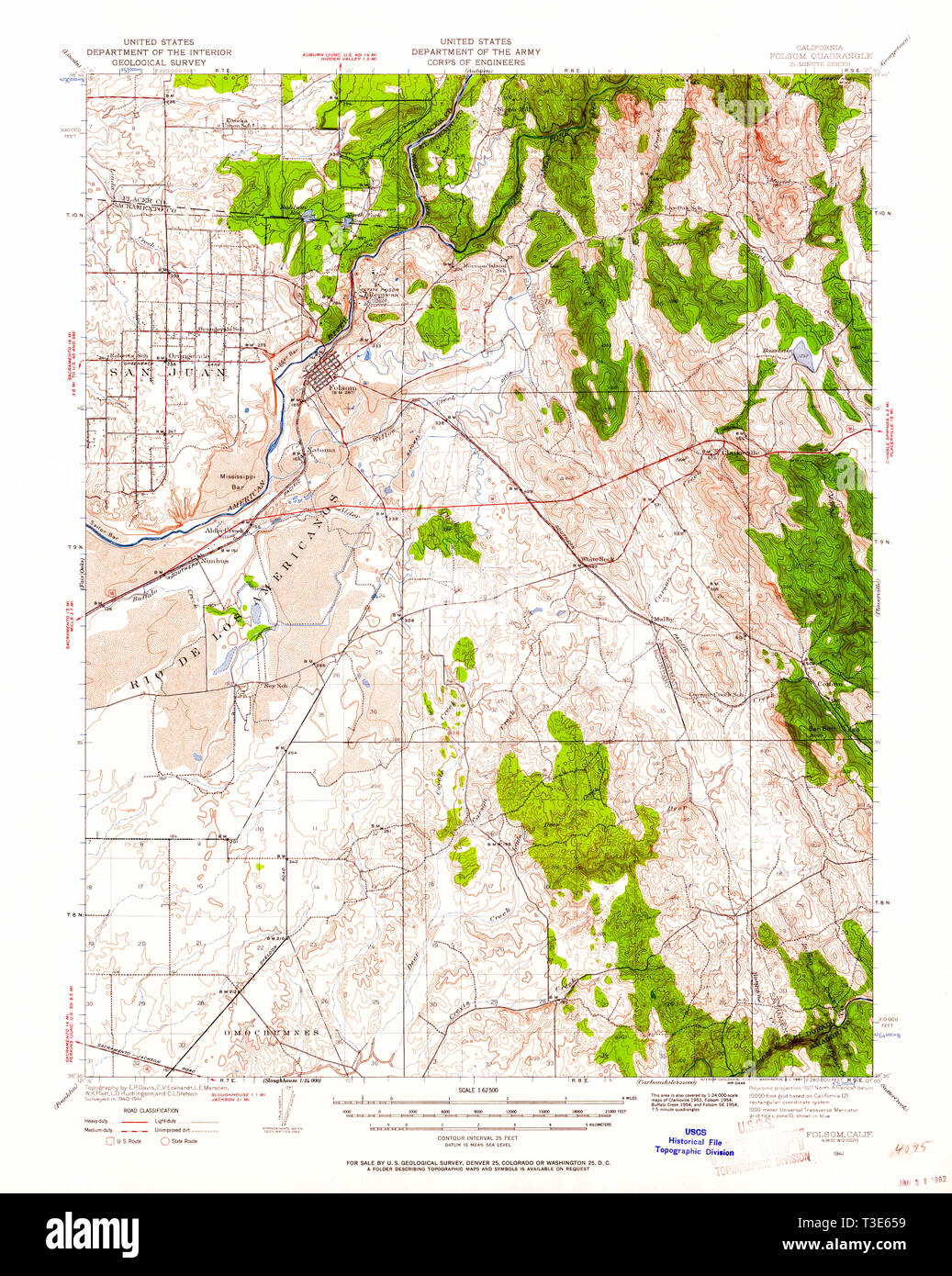 Folsom map hi-res stock photography and images - Alamy