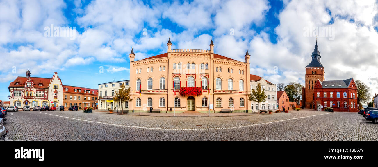 Market in Sternberg, Germany Stock Photo - Alamy