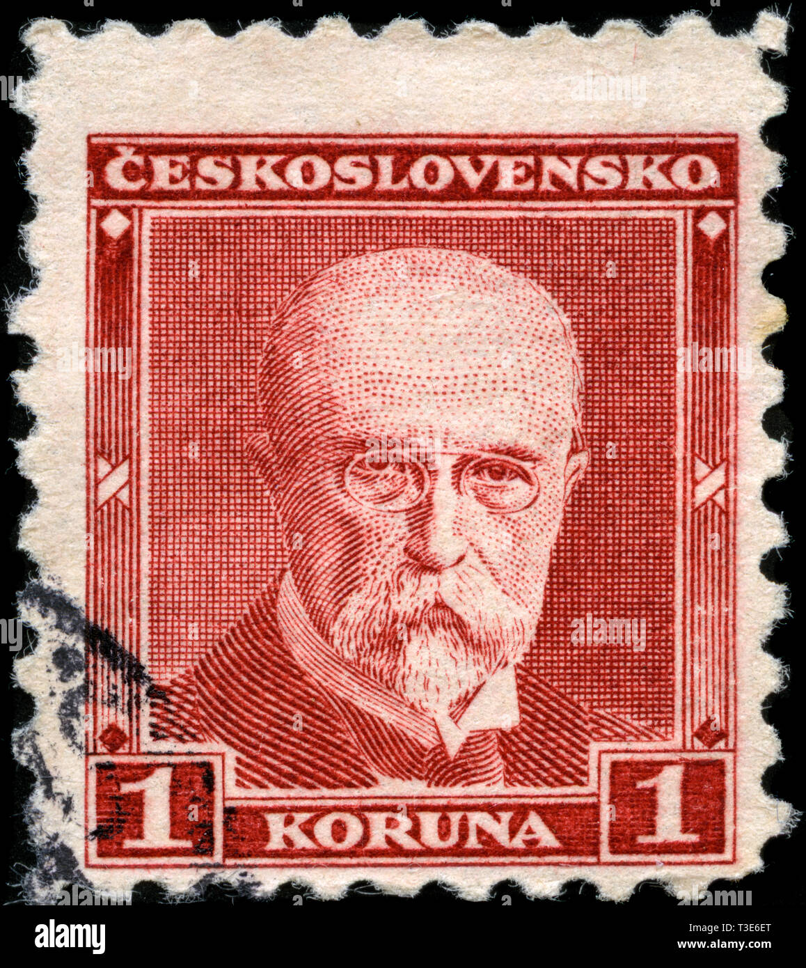 Czechoslovakia masaryk stamp hi-res stock photography and images - Alamy