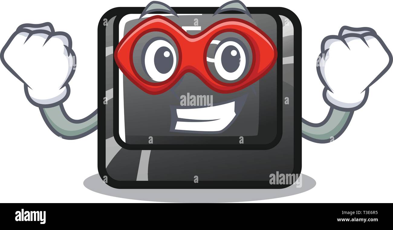 Super hero f5 installed on the mascot computer Stock Vector Image & Art ...
