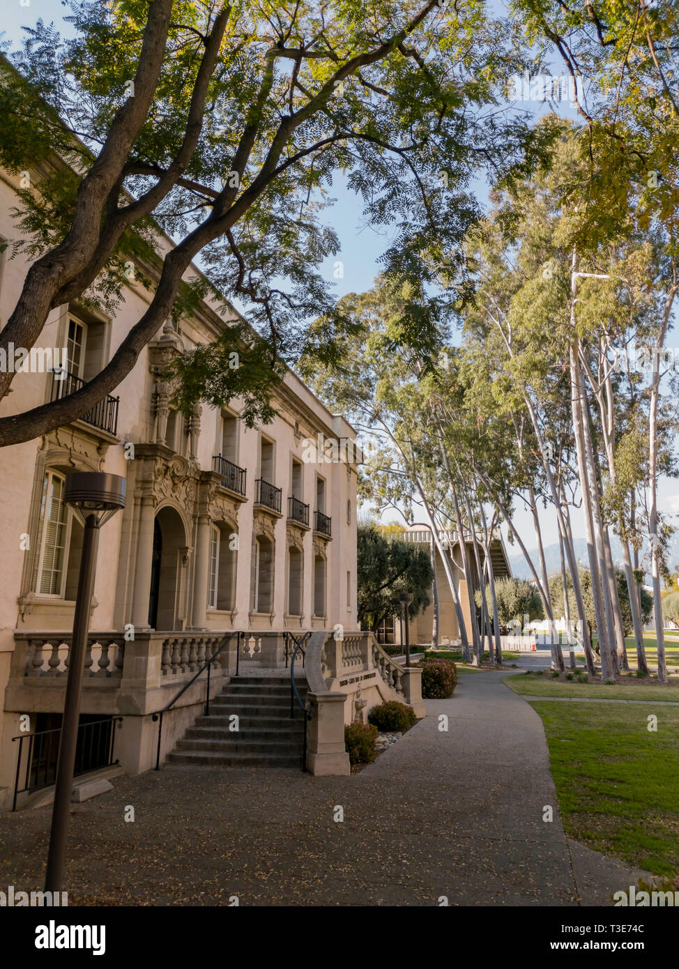 Los Angeles, MAY 24: Exterior view of a beautiful building in Caltech ...