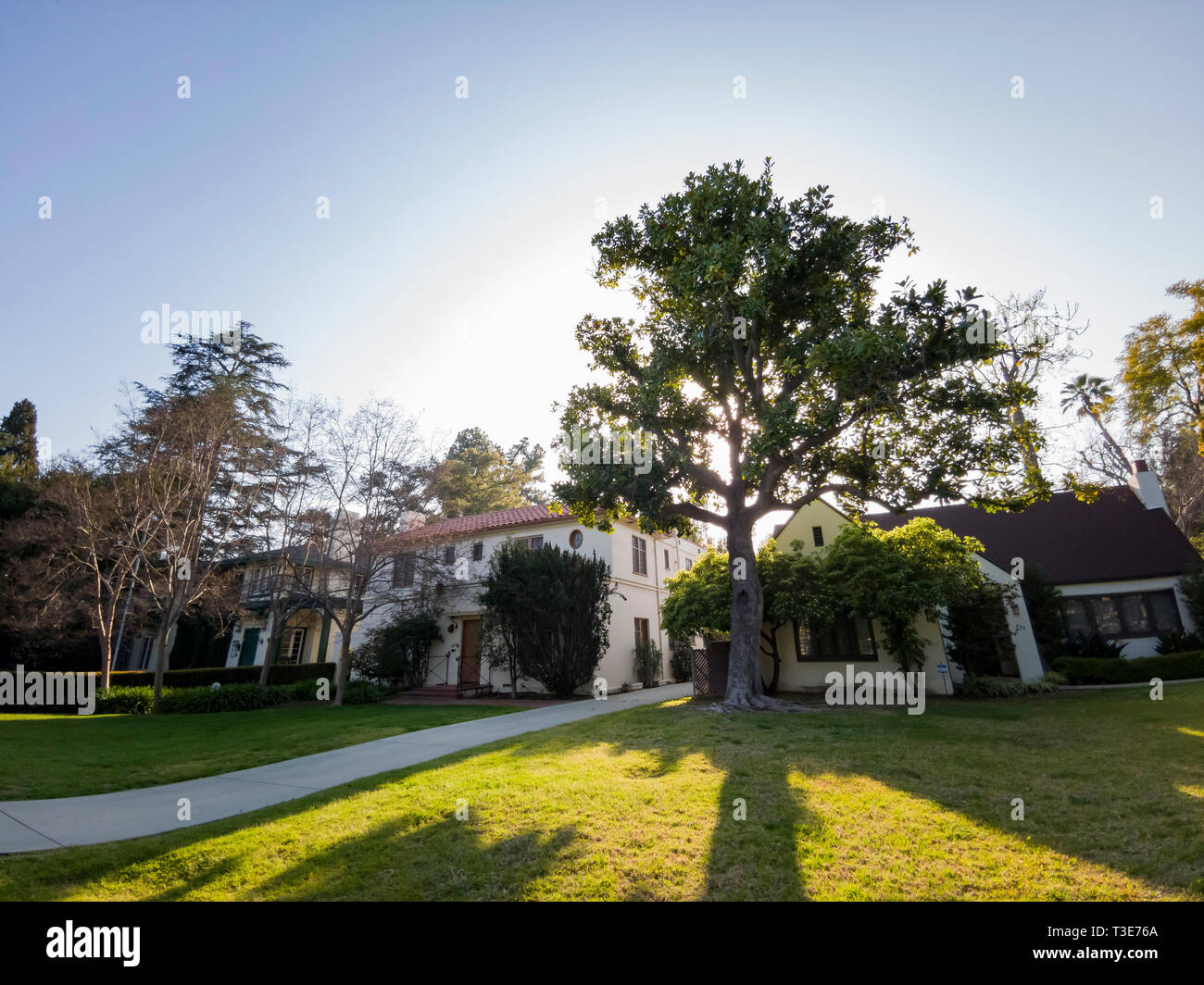 Los Angeles, MAY 24: Exterior view of a beautiful building in Caltech ...