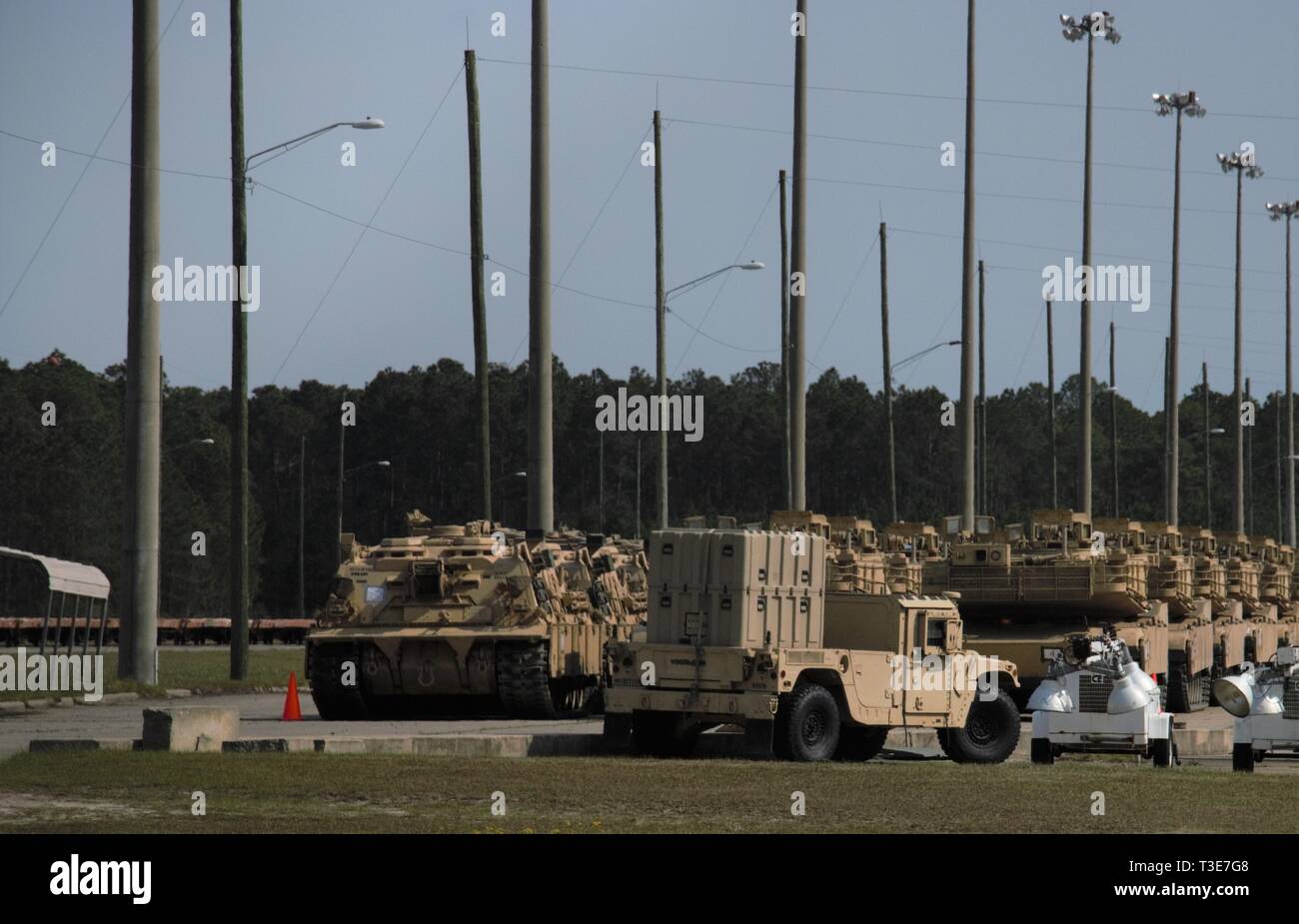 Vehicles assigned to 2nd Armored Brigade Combat Team, 3rd Infantry ...