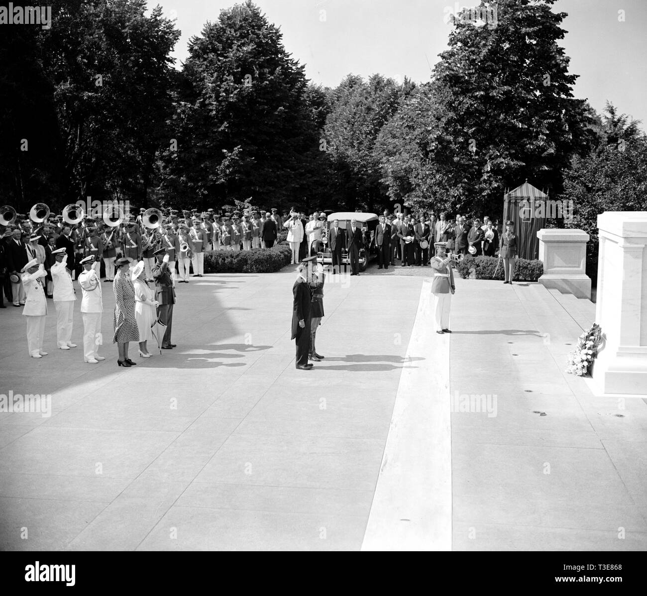 King and Queen of England visiting Washington D.C. ca. 1938 or 1939 ...