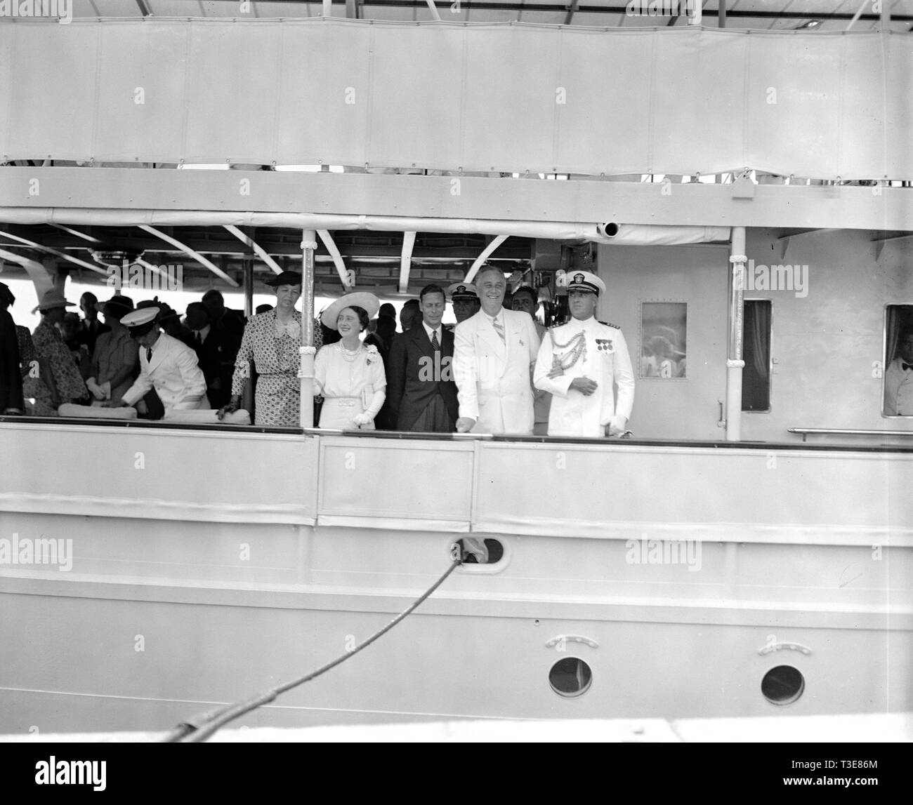 King and Queen of England visiting Washington D.C. ca. 1938 or 1939 ...