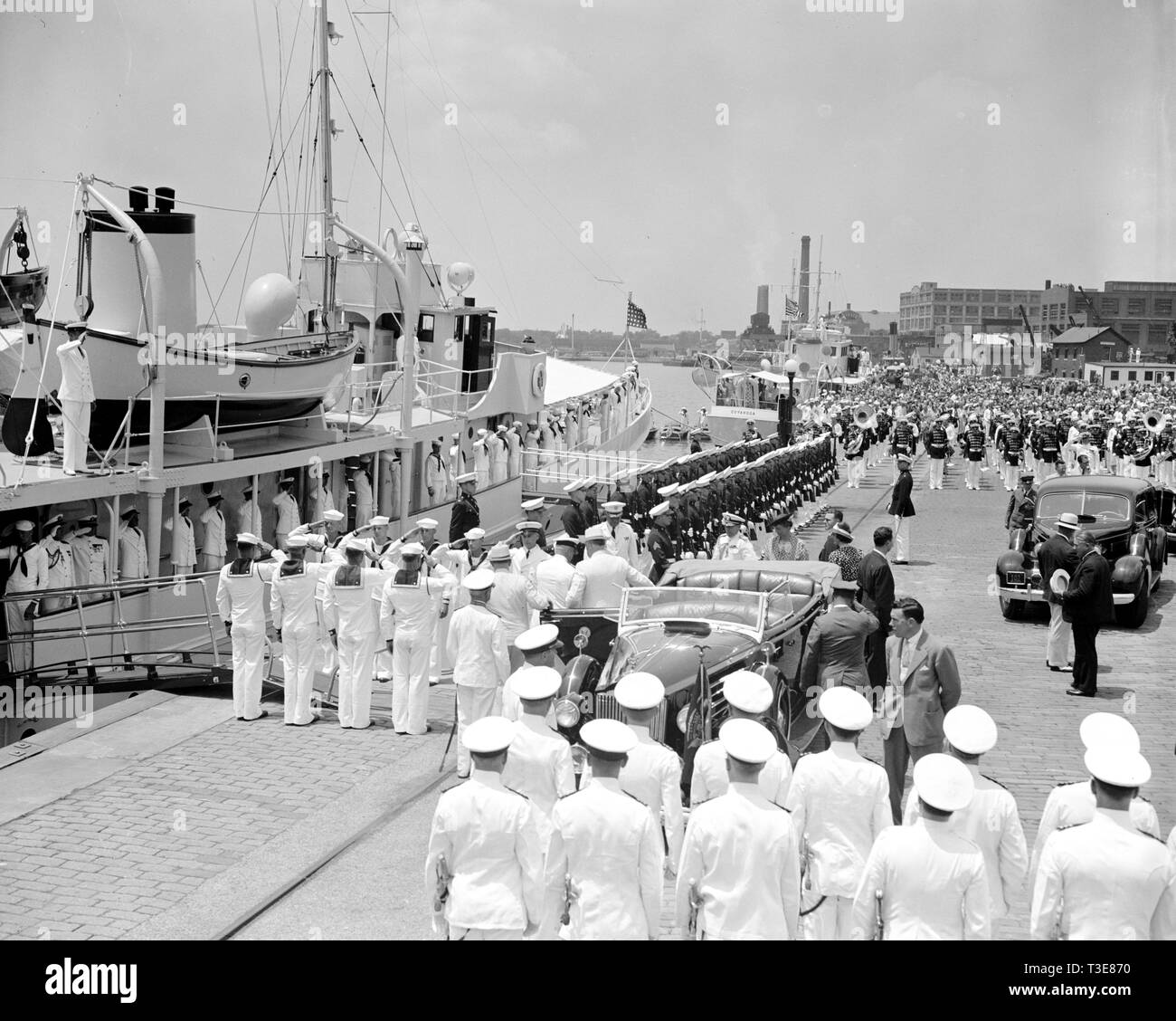 King and Queen of England visiting Washington D.C. ca. 1938 or 1939 ...