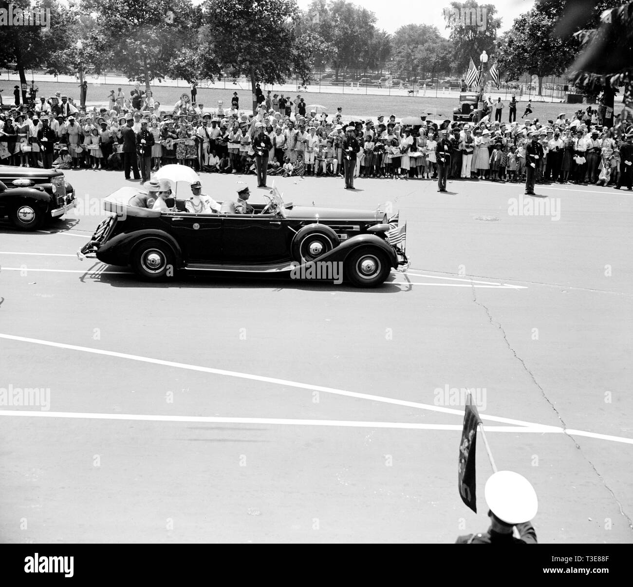 King and Queen of England visiting Washington D.C. ca. 1938 or 1939 ...