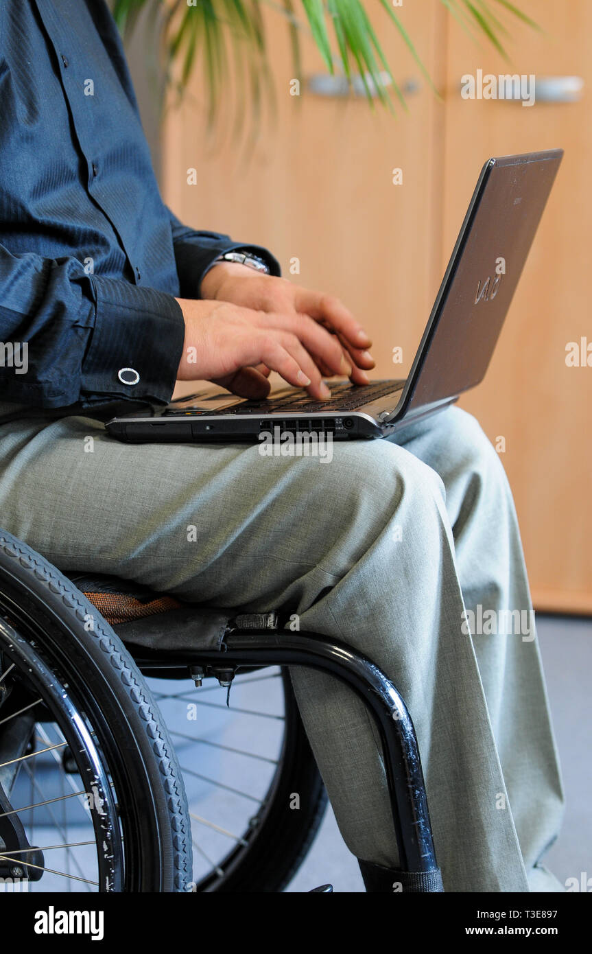 Work and disability (illustration), Lyon, France Stock Photo - Alamy