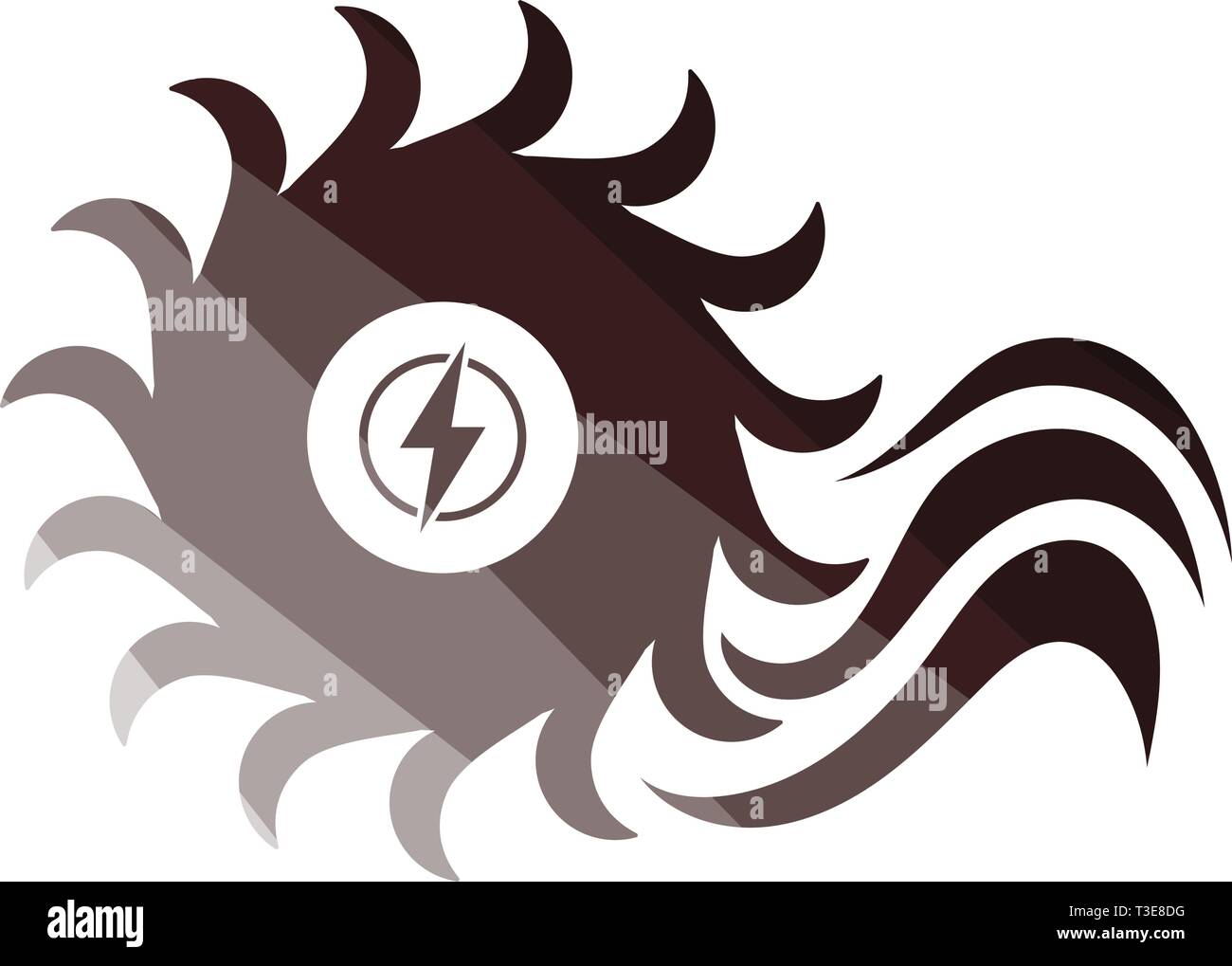 Hydroelectricity vector vectors Cut Out Stock Images & Pictures - Alamy