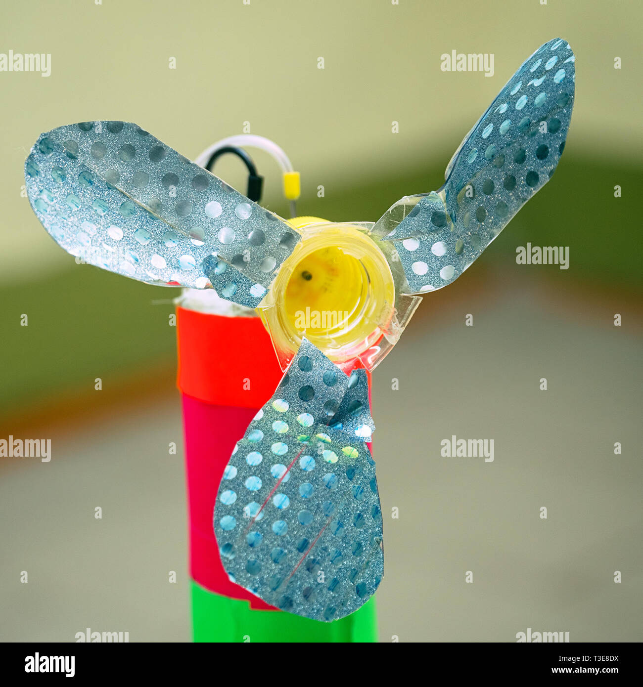 Simple homemade propeller made by a child Stock Photo - Alamy