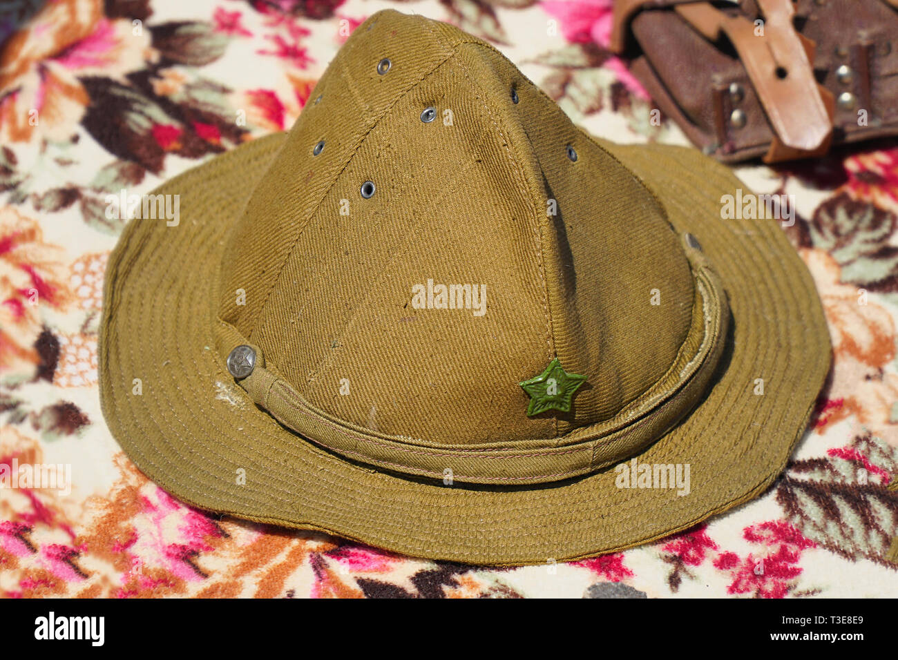 Soviet warfield hat used during the war in Afghanistan Stock Photo - Alamy