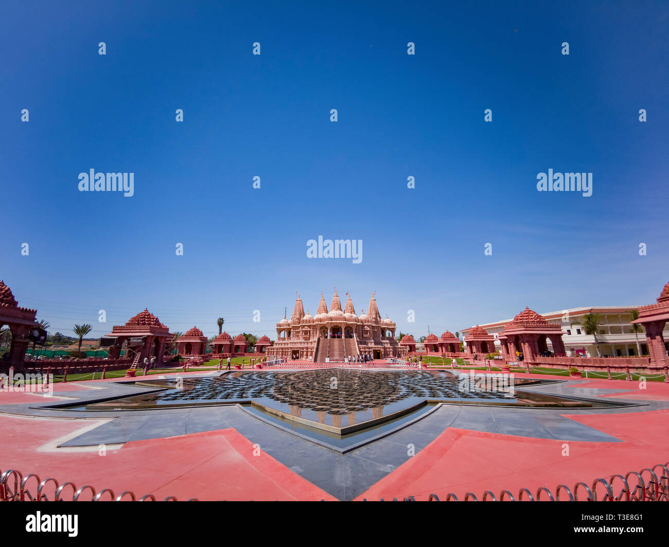 Chino Hills, MAR 31: Exterior view of the famous BAPS Shri Swaminarayan ...