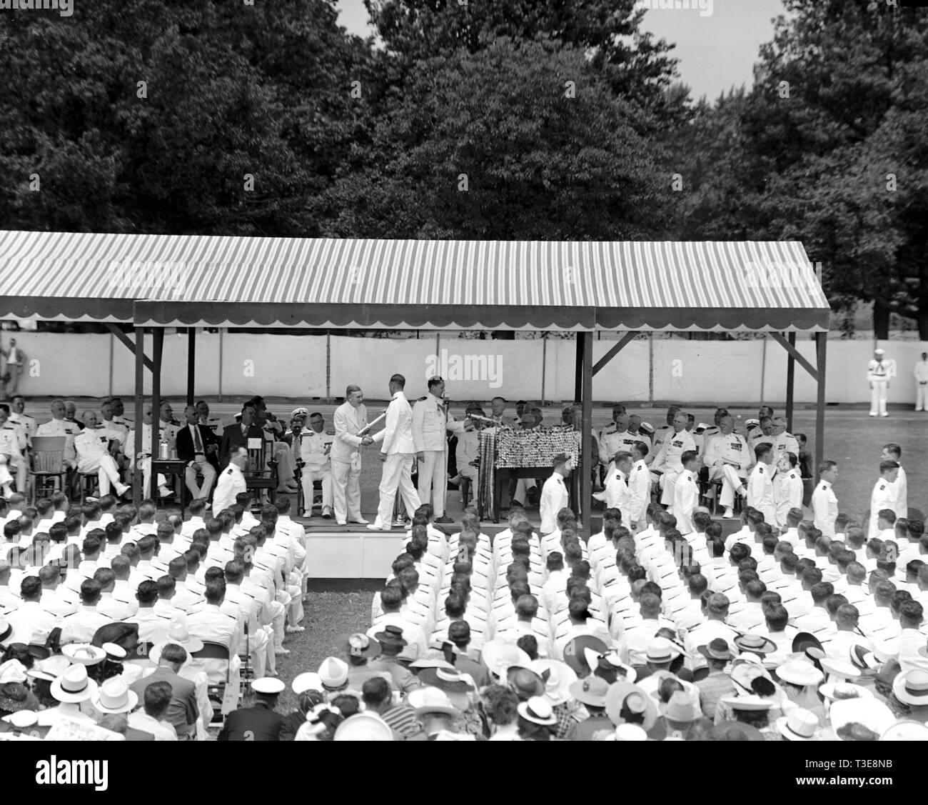 The United States Naval Academy, Class of 1940, held graduation ...