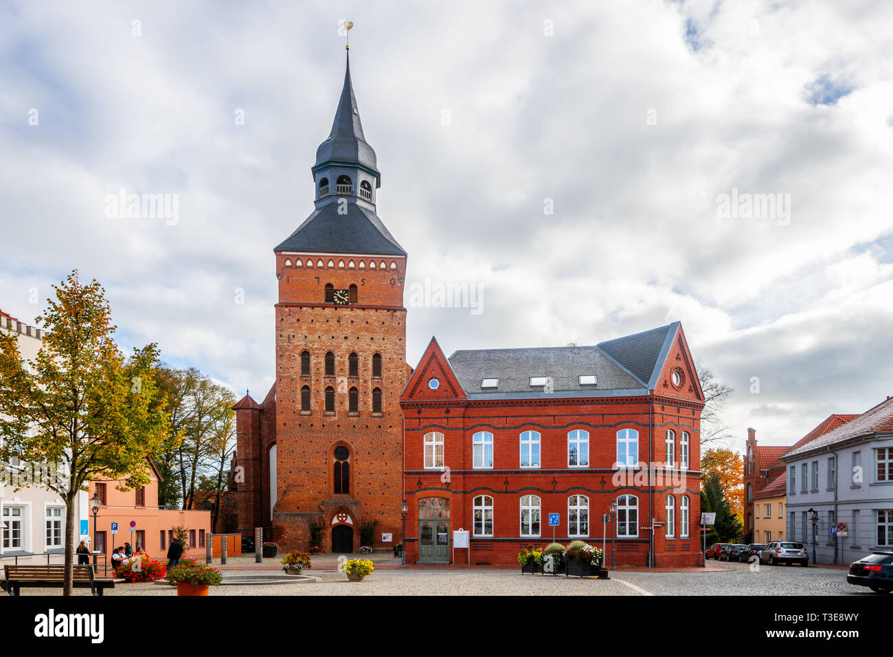 Market in Sternberg, Germany Stock Photo - Alamy