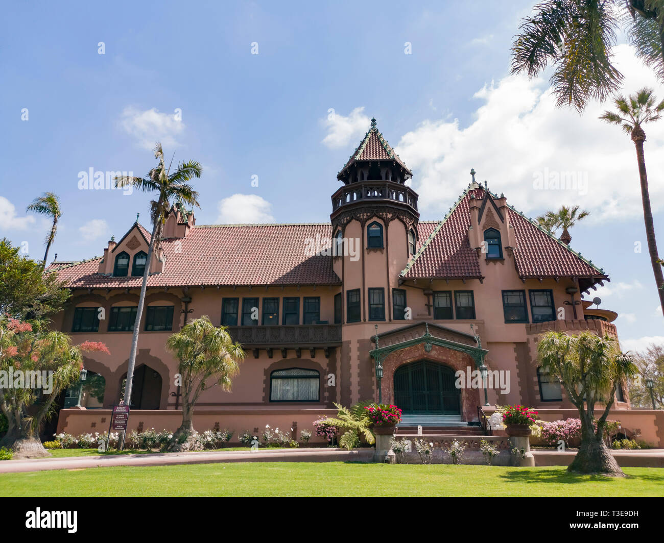 Los Angeles, APR 2: Exterior view of Doheny Mansion of Mount Saint Mary ...