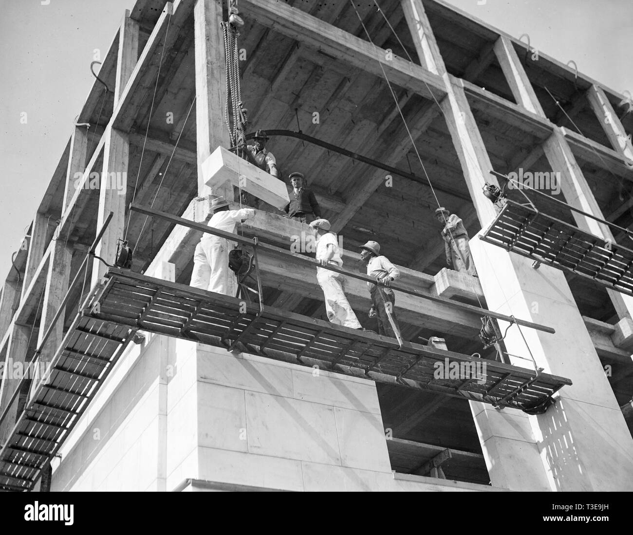 Washington D.C. History - Construction on new Federal Reserve building ...