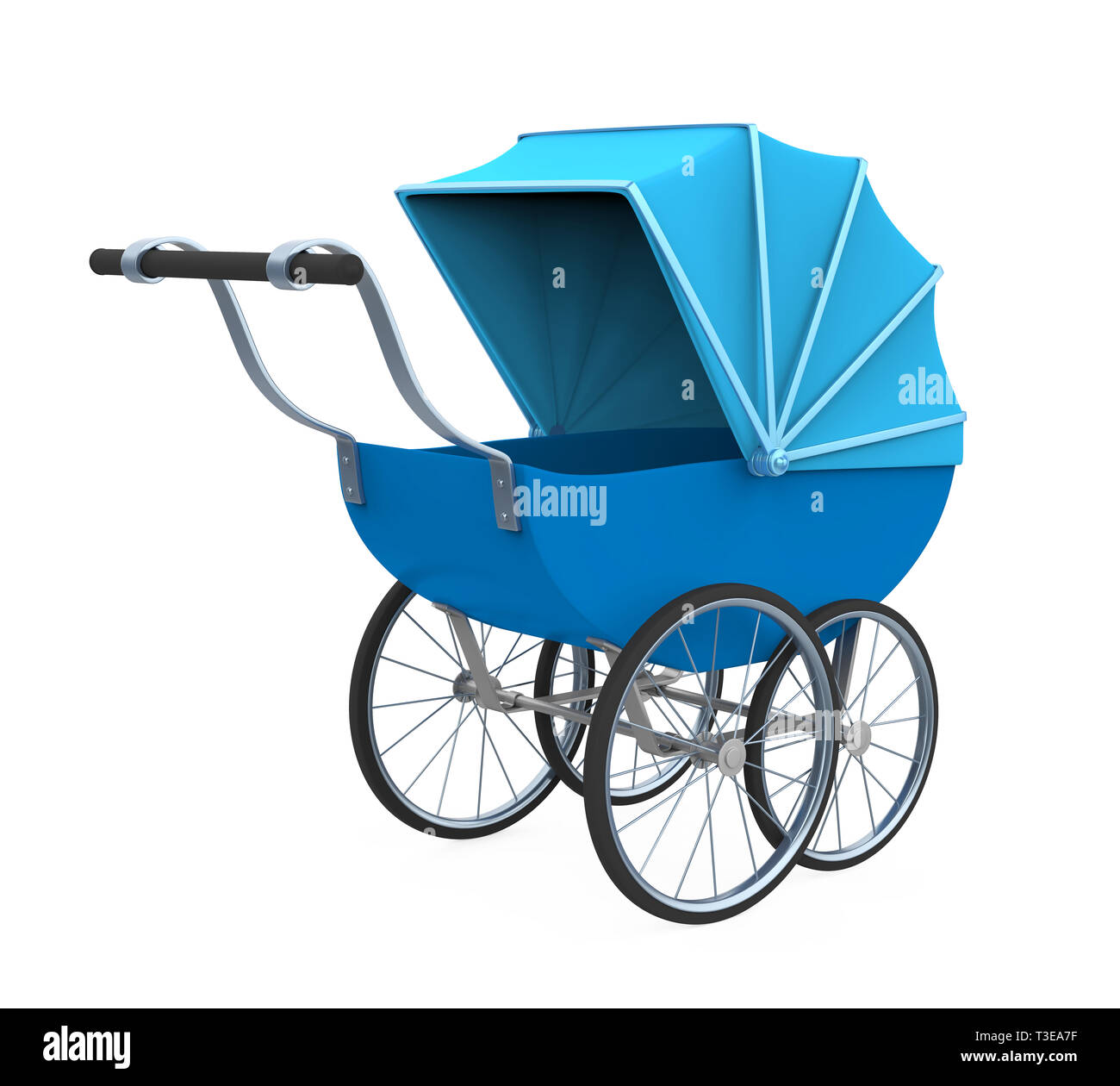 Baby Stroller Isolated Stock Photo - Alamy