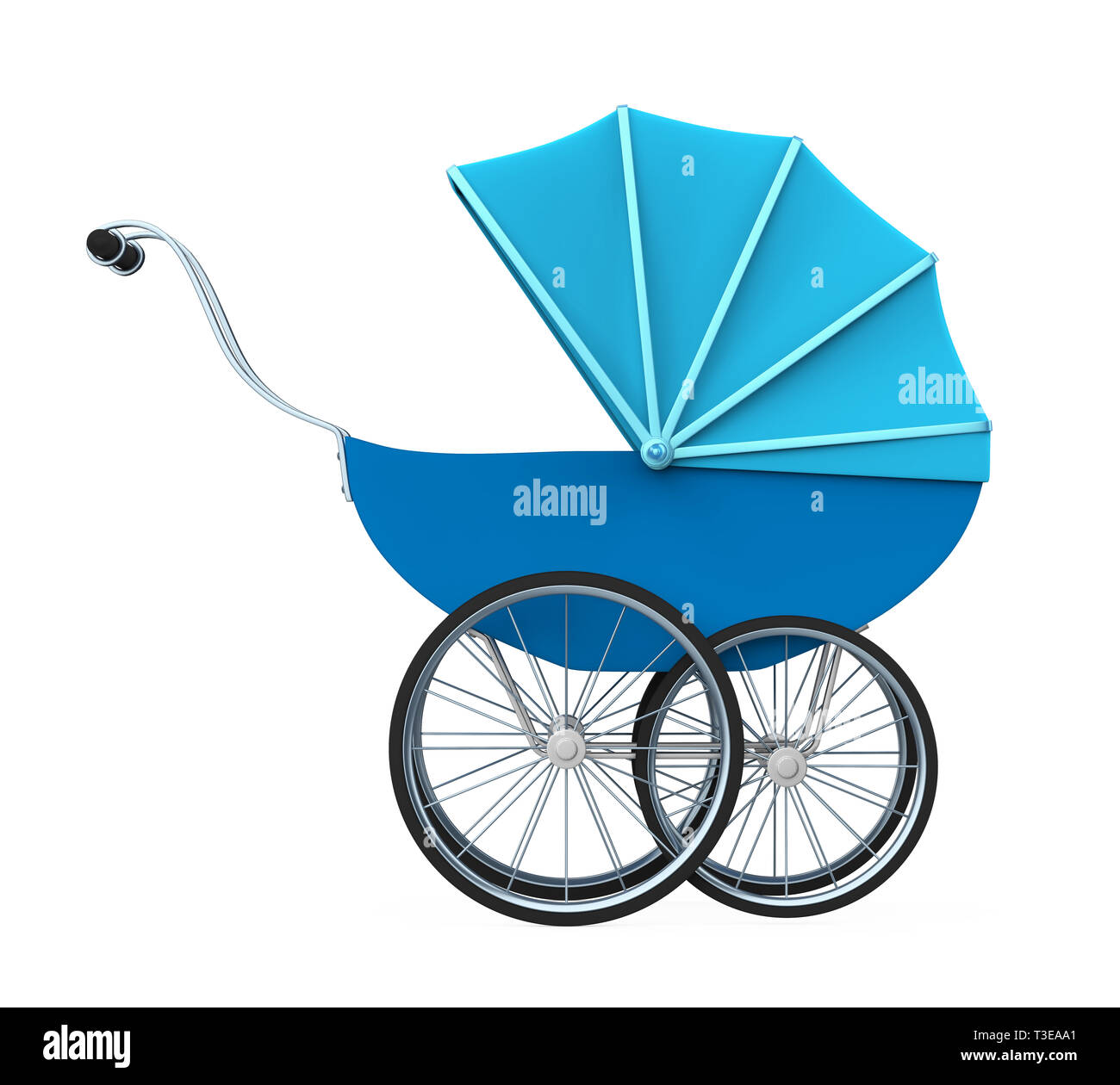 Baby Stroller Isolated Stock Photo - Alamy