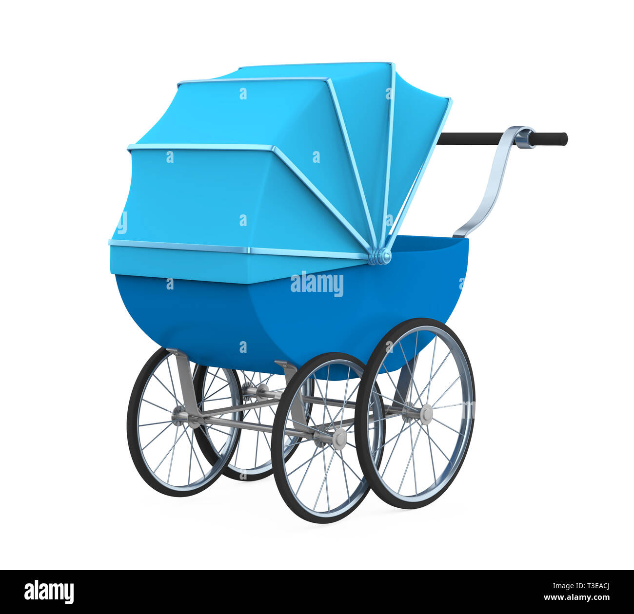 Baby Stroller Isolated Stock Photo - Alamy