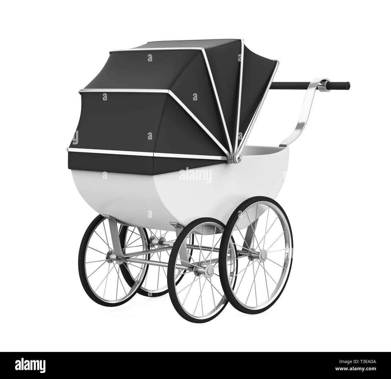 Baby Stroller Isolated Stock Photo - Alamy