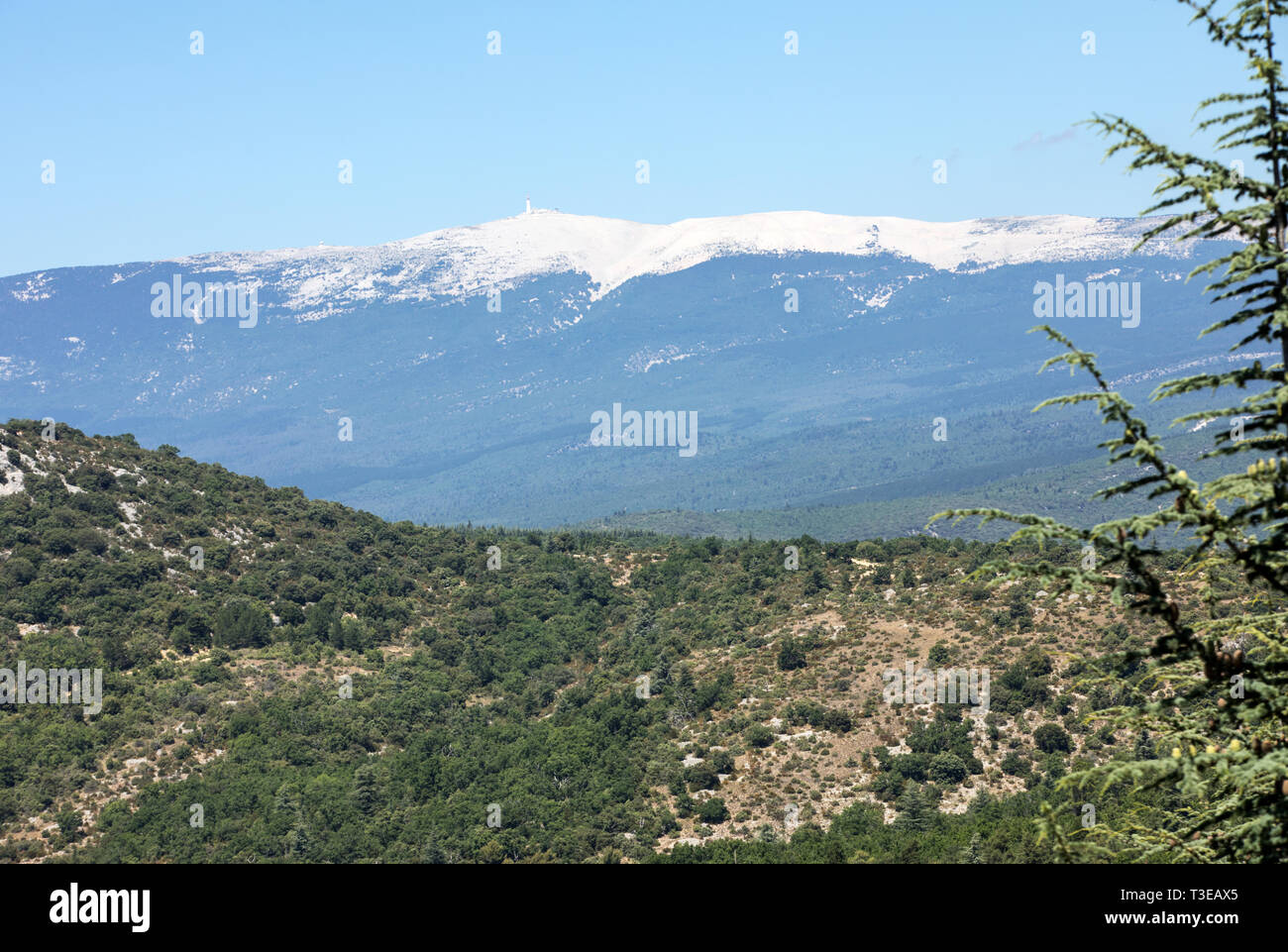 View of Mont Ventoux in Provence, France Stock Photo - Alamy