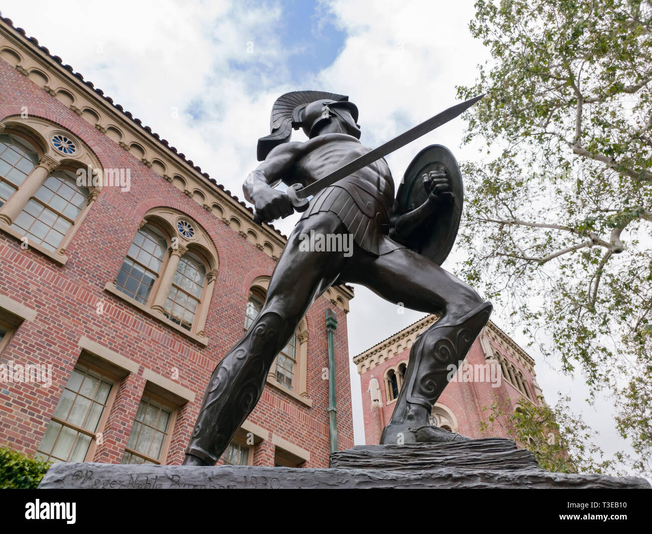 Los Angeles, APR 4: Tommy Trojan, Bovard Auditorium of USC on APR 4 ...