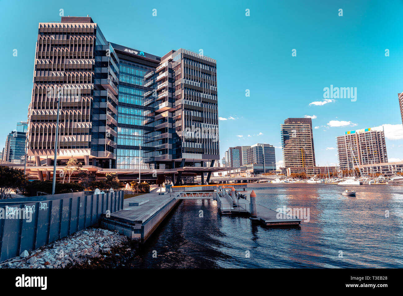 Melbourne, Australia - Docklands precinct Stock Photo - Alamy