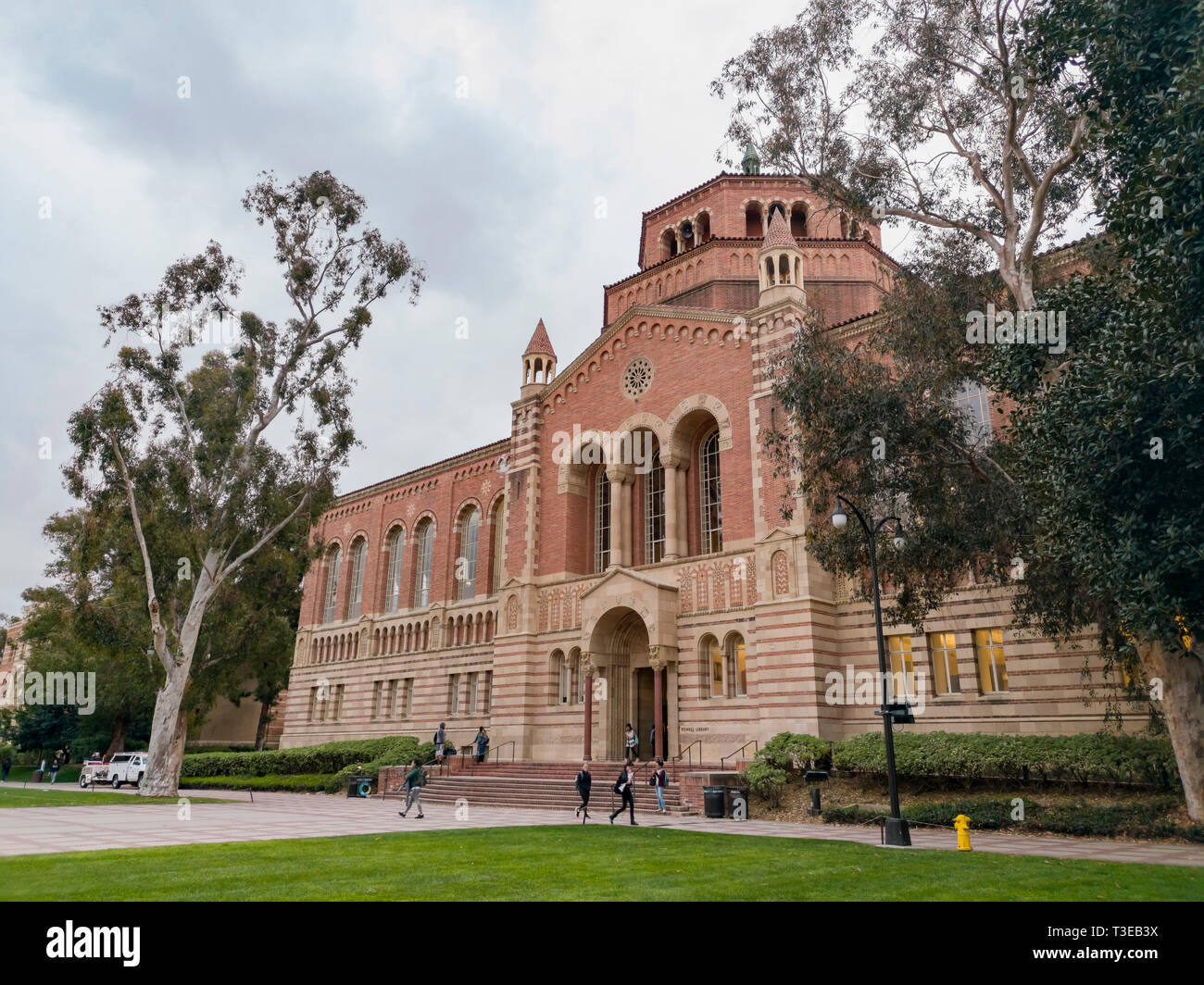 Los Angeles, APR 4: Exterior view of the Powell Library on APR 4, 2019 ...