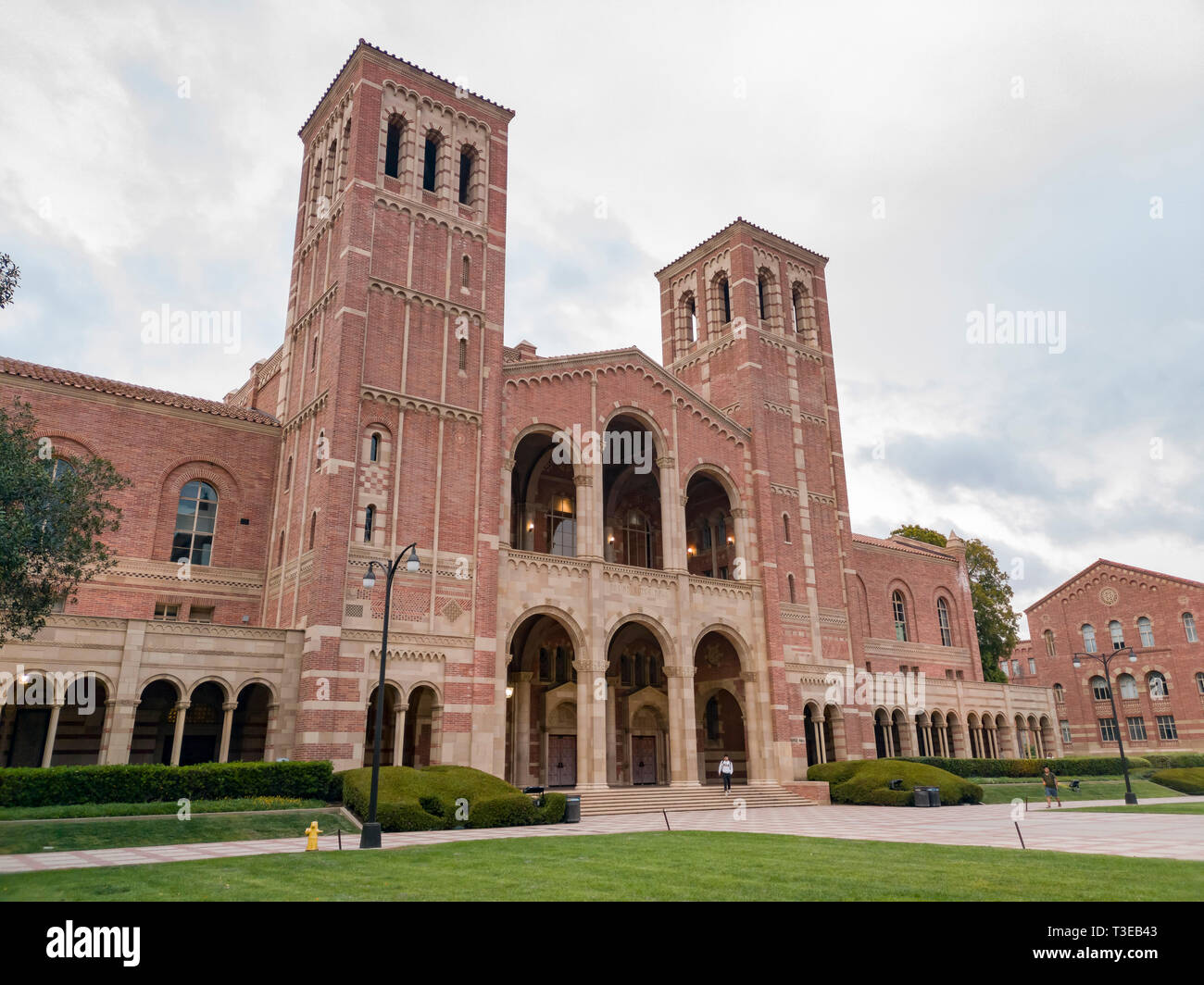 Los Angeles, APR 4: Exterior view of the Royce Hall on APR 4, 2019 at ...