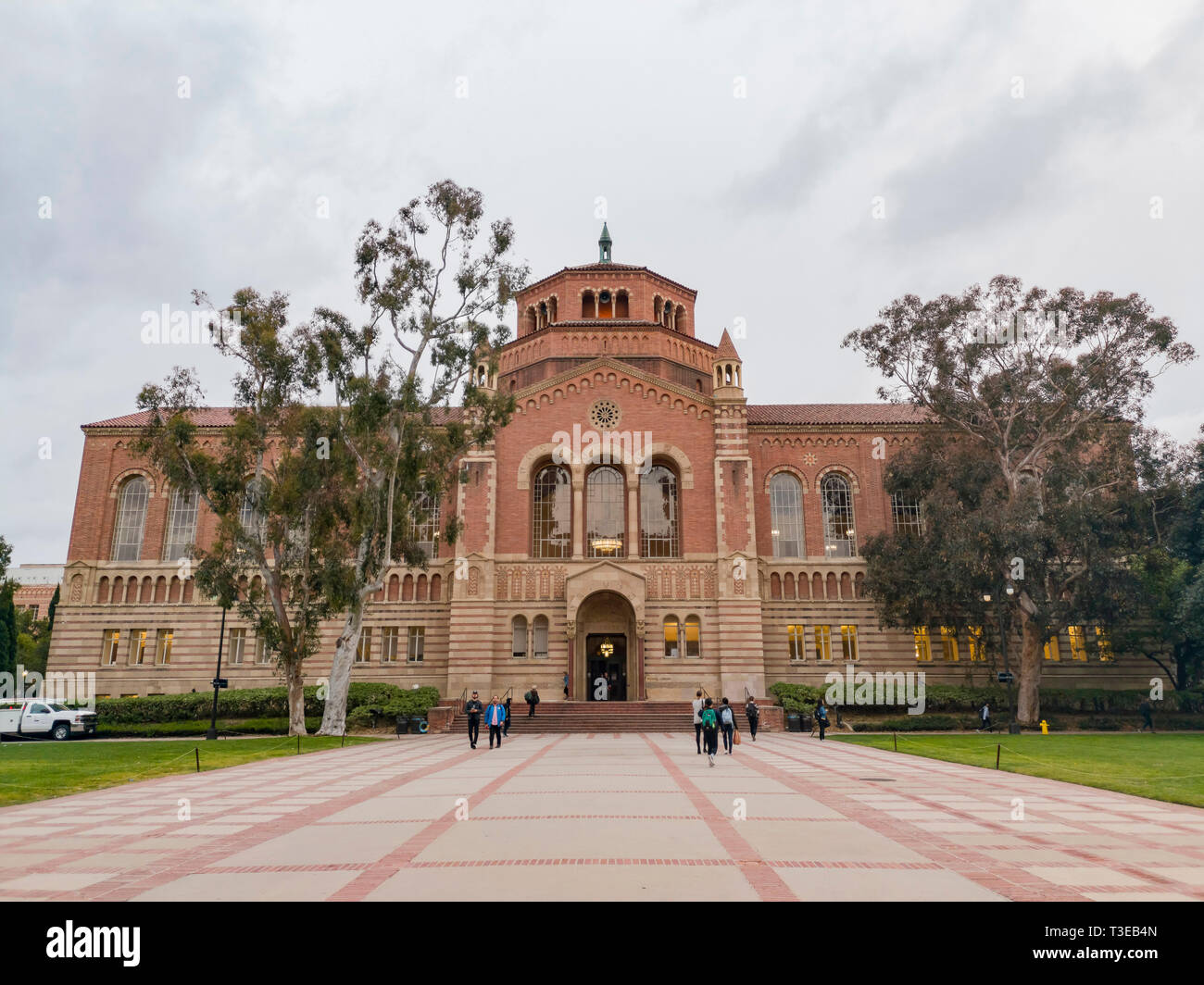 Los Angeles, APR 4: Exterior view of the Powell Library on APR 4, 2019 ...