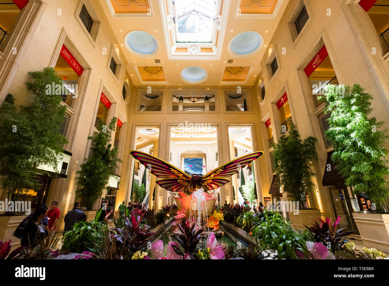LAS VEGAS, NEVADA - APRIL 06, 2015 : interiors and details of the ...
