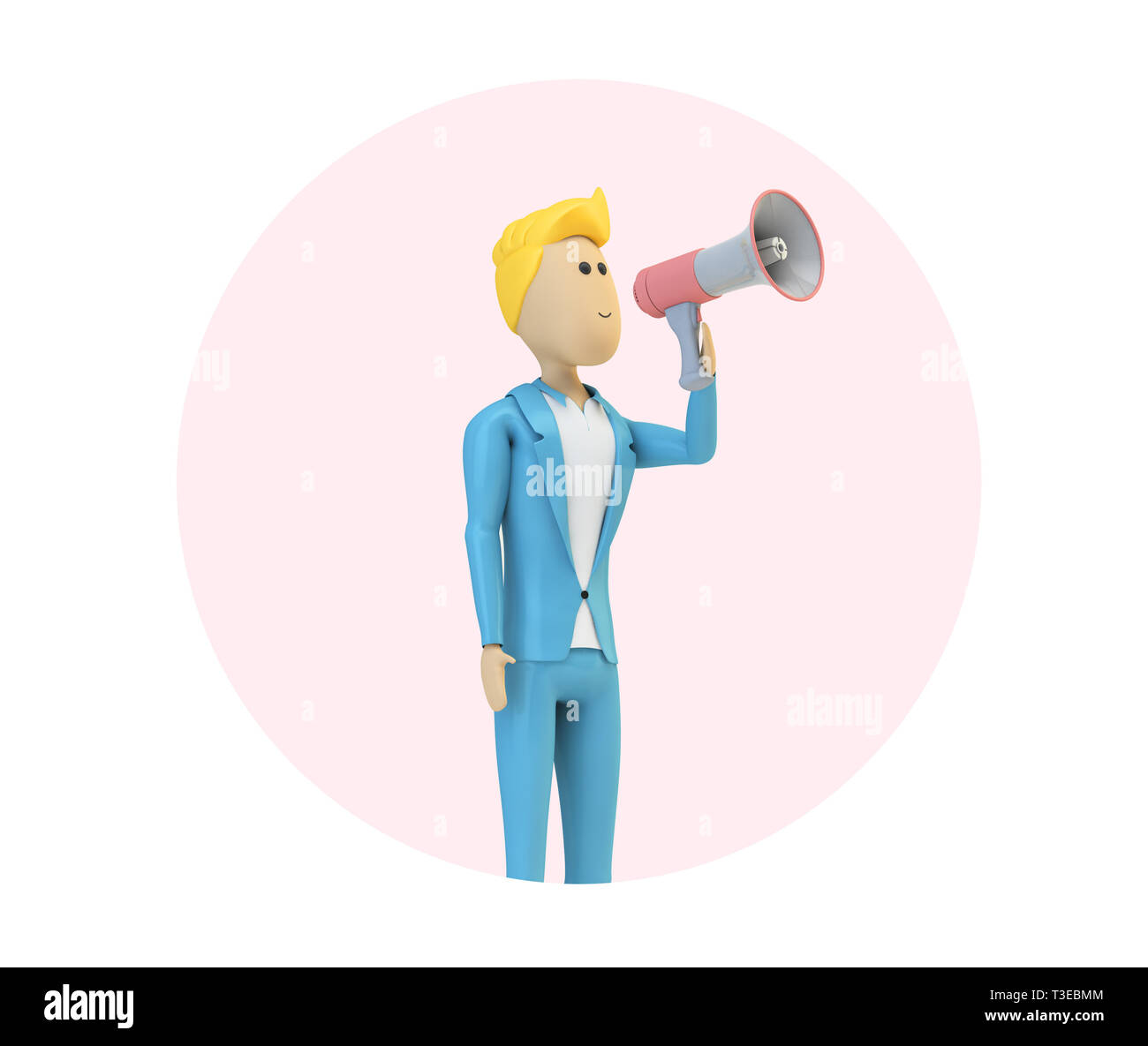 Cartoon man megaphone Cut Out Stock Images & Pictures - Alamy Cartoon man megaphone Cut Out Stock Images & Pictures - Alamy