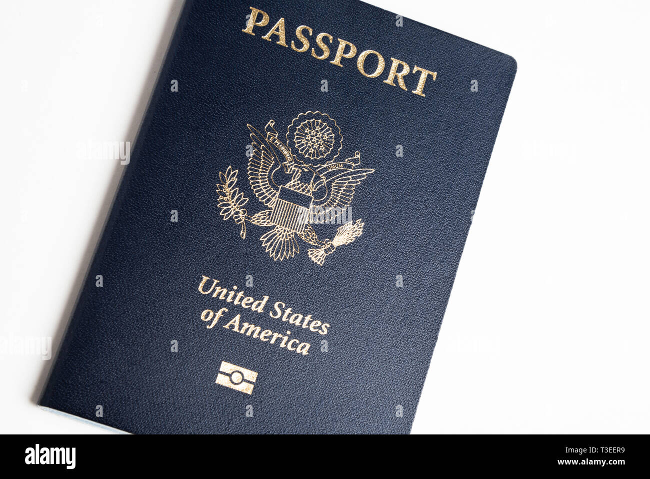 The dark blue front cover with gold-stamped lettering and illustration ...