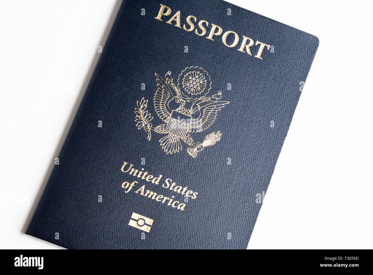 The dark blue front cover with gold-stamped lettering and illustration ...