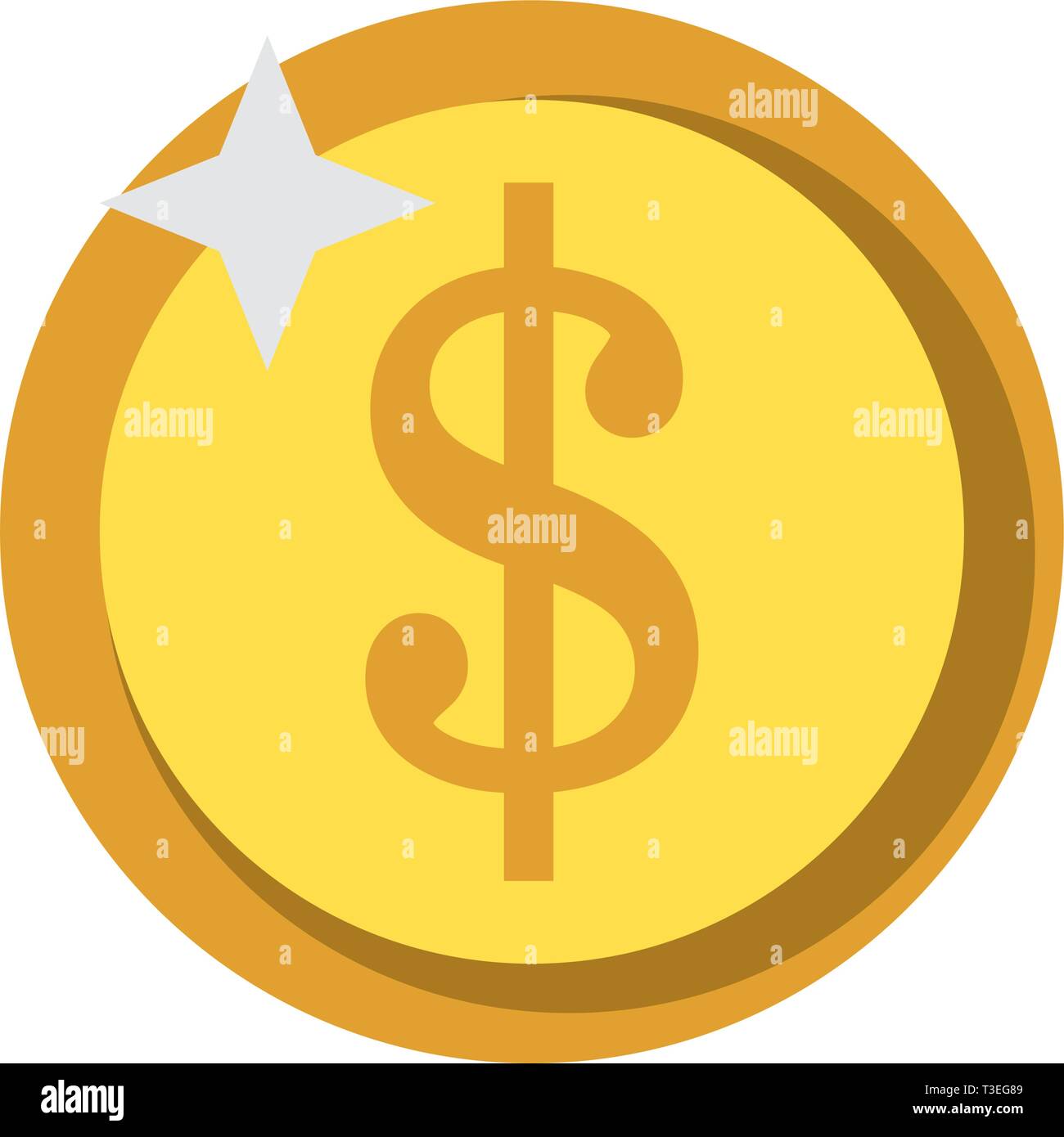 Money coin isolated symbol Stock Vector Image & Art - Alamy