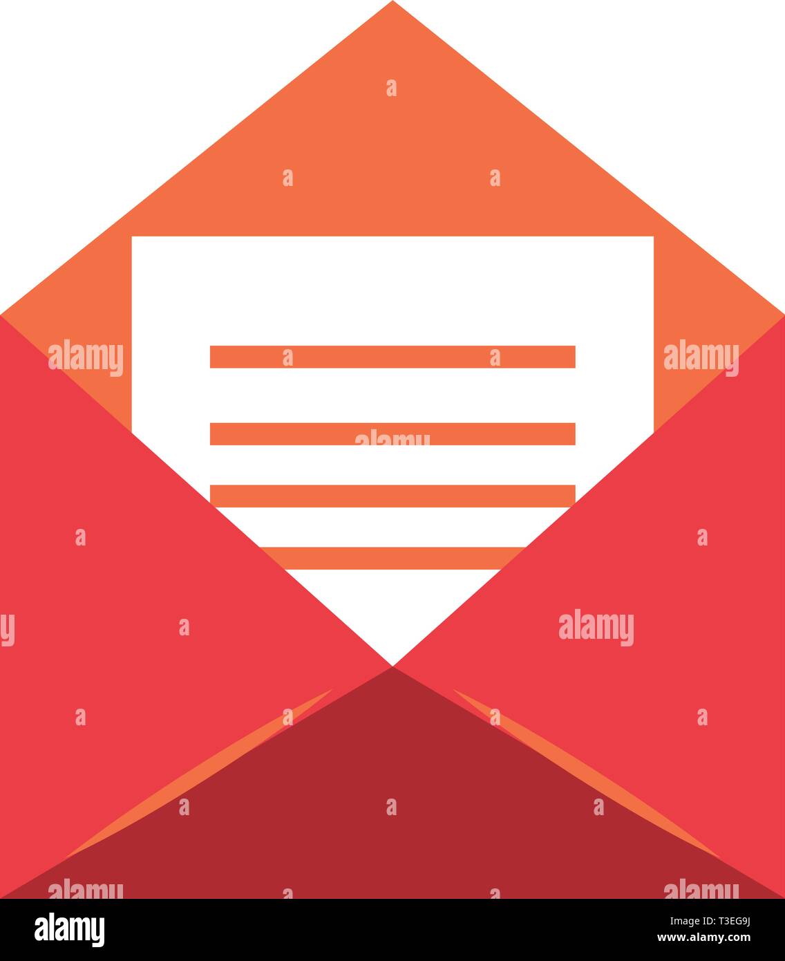 Envelope with letter symbol Stock Vector Image & Art - Alamy