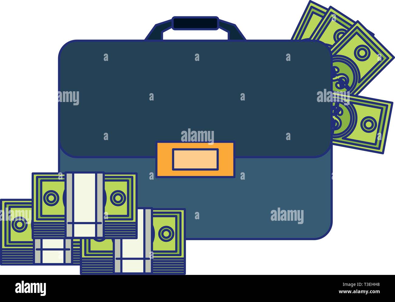 Business and money blue lines Stock Vector Image & Art - Alamy