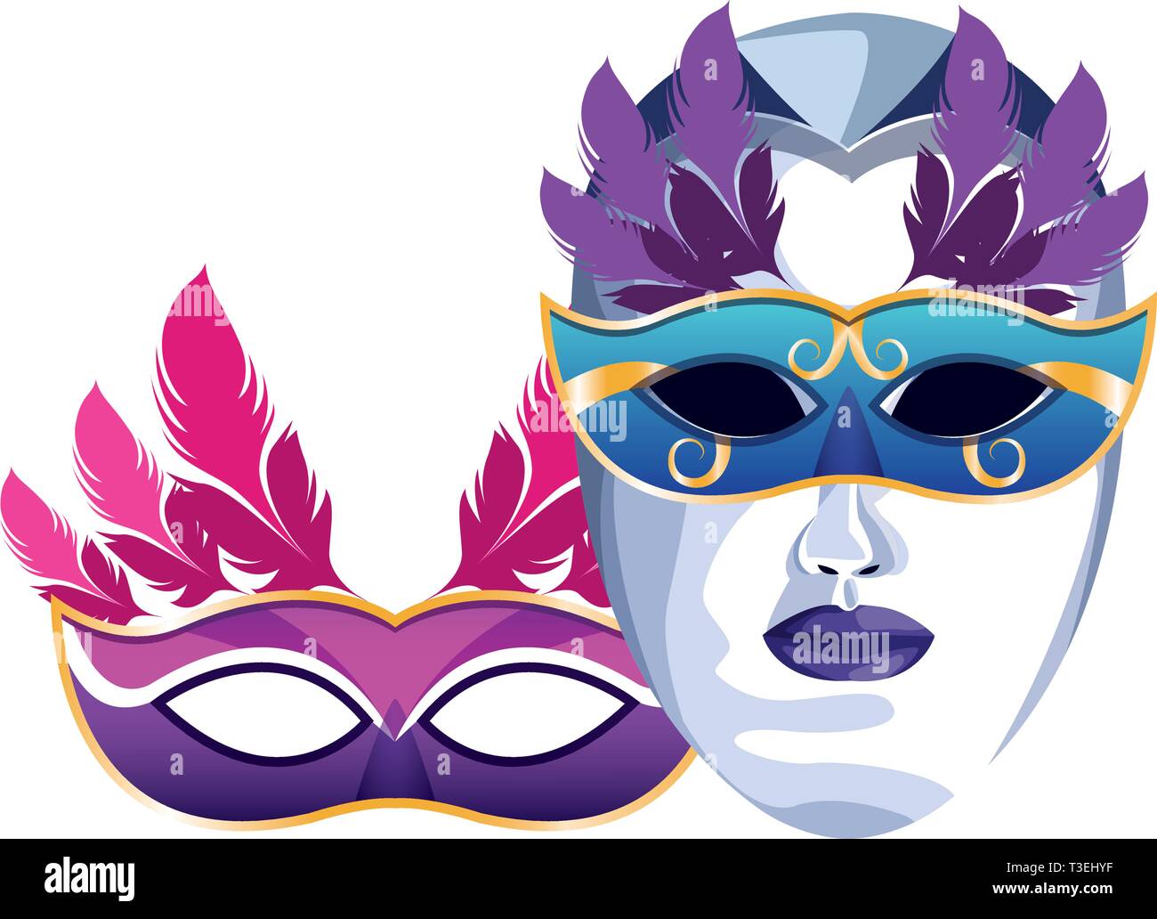 Majestic feathers Stock Vector Images - Alamy