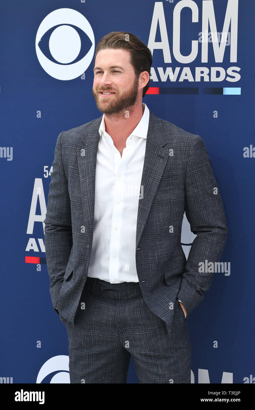 April 7, 2019 - Las Vegas, Nevada, United States - Riley Green attends ...