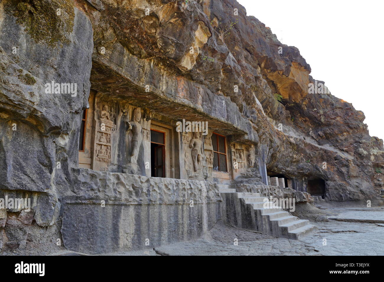 Temple of Ellora caves, the rock-cut temples, AURANGABAD, MAHARASHTRA ...